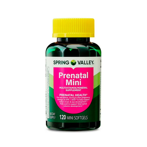 Multivitaminico Prenatal +DHA Spring Valley. 120 Softgels – Tiendas Shoppi