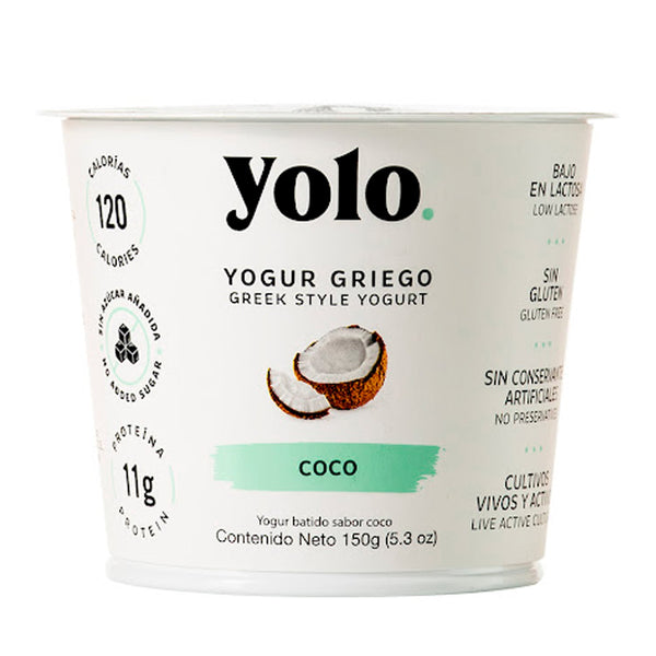 Yogurt Griego Yolo Coco. 150gr – Tiendas Shoppi